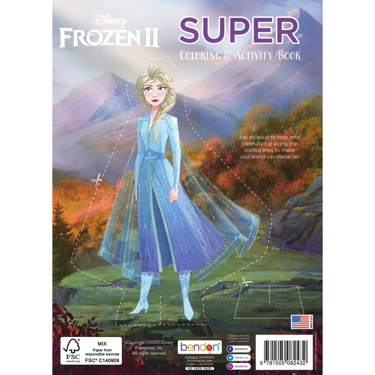 Disney Frozen Coloring & Activity Book – 190 Pages and 30 Stickers – M ...