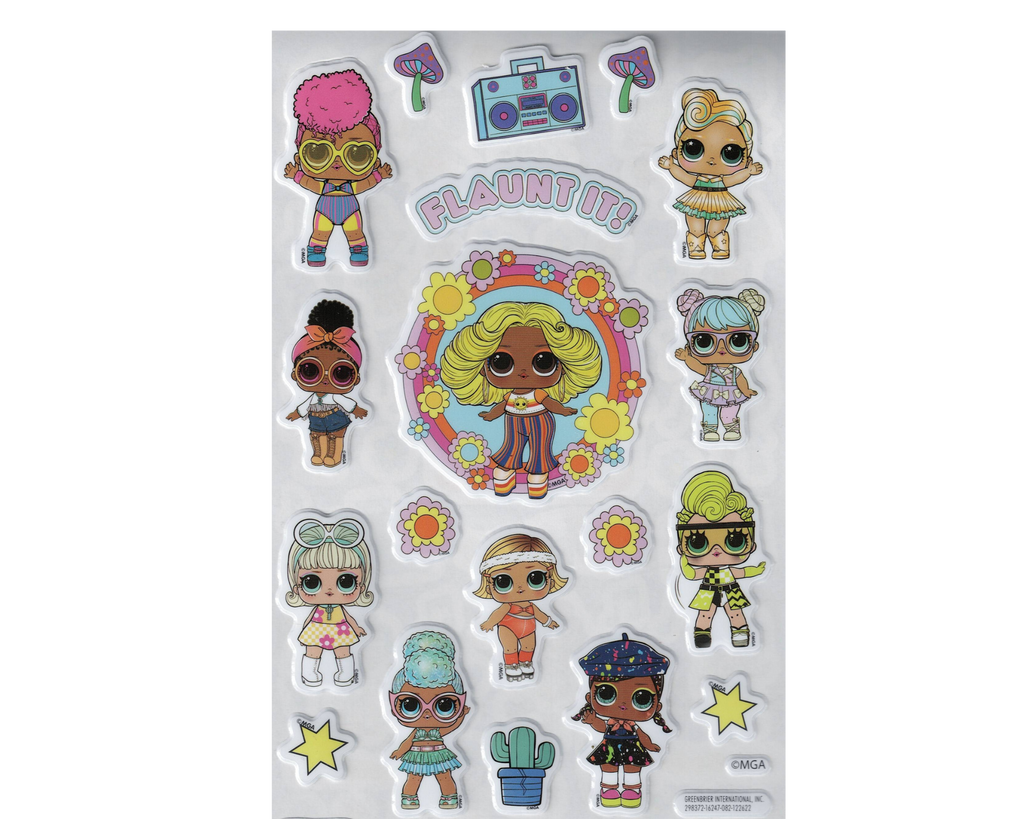 LOL Surprise Sticker Book (4 Sheets 150+ Stickers) – M & G Anastasiou ...