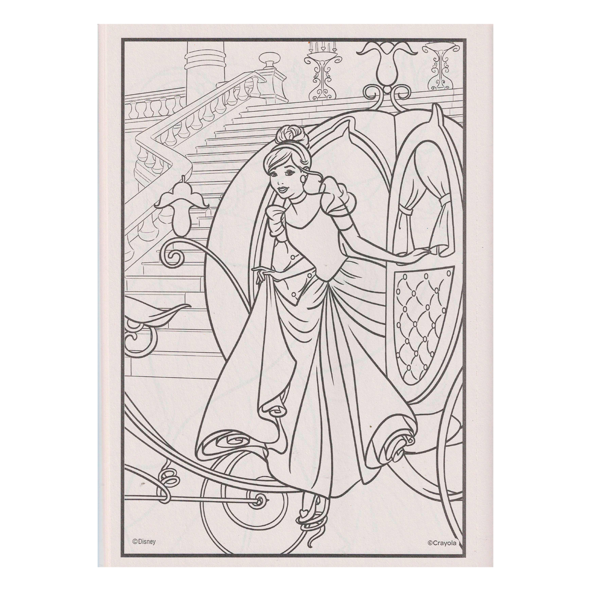 Crayola Disney Princess Coloring Book for Kids: A Royal Adventure in 4 ...