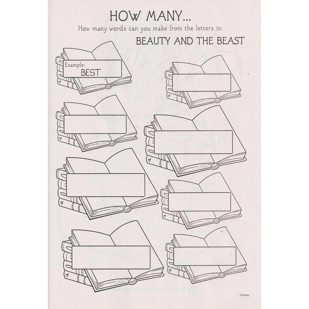 Disney Princess 80-Page Coloring and Activity Book: Unlock a Kingdom o ...