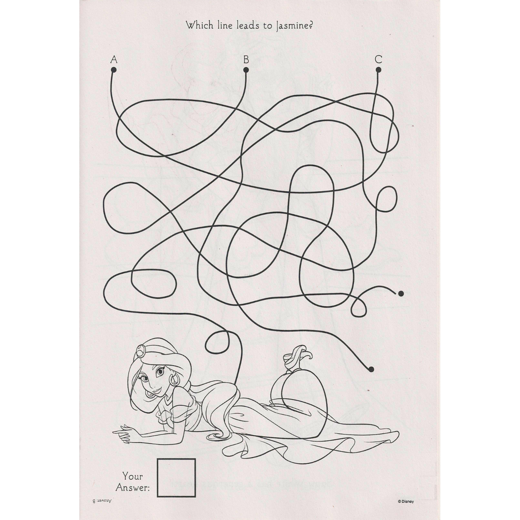 Disney Princess 80-Page Coloring and Activity Book: Unlock a Kingdom o ...