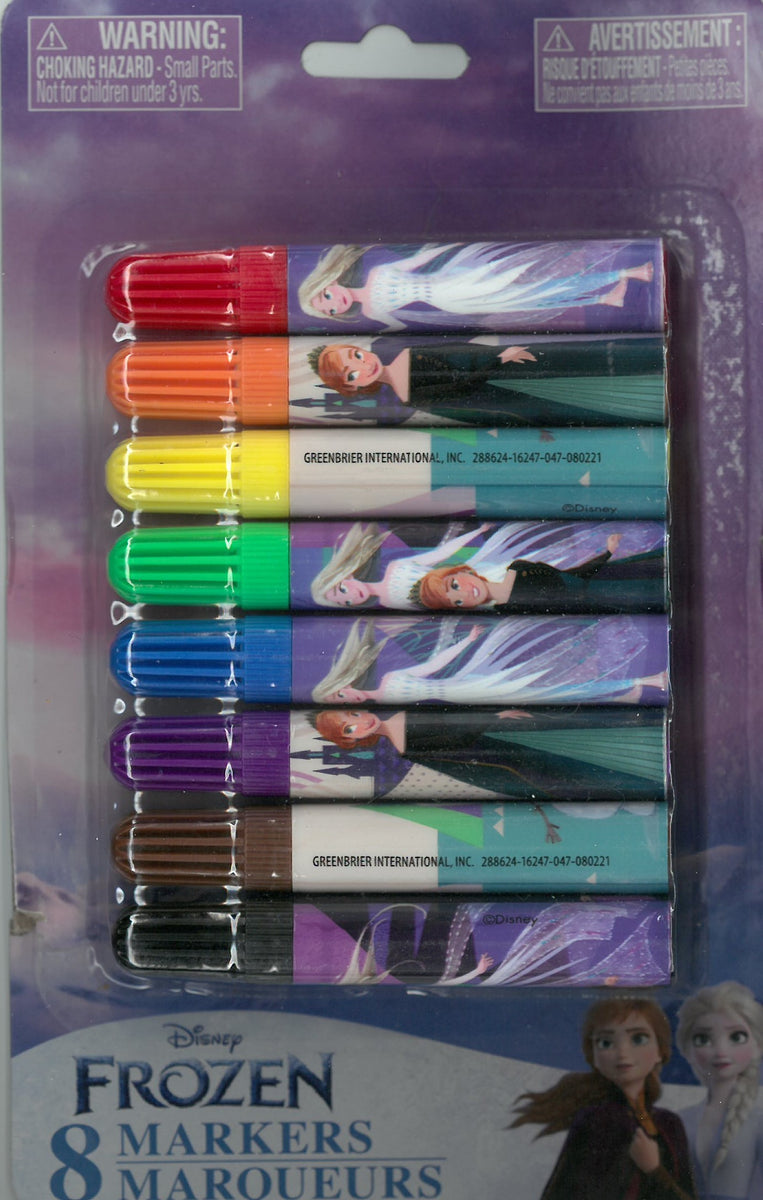 Disney Frozen 8 Markers: Color Your World with the Magic of Arendelle ...