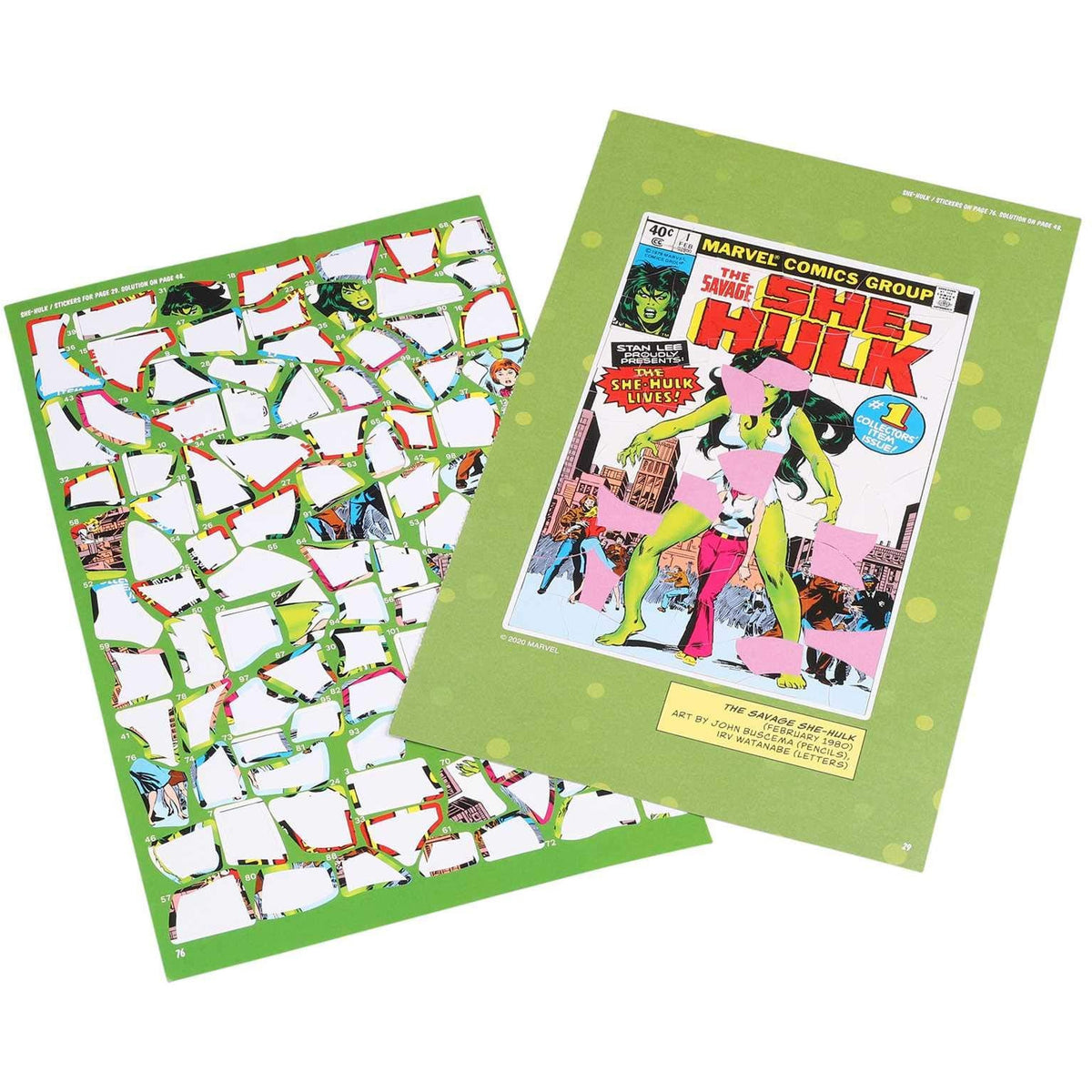 Marvel Sticker Art Puzzles – M & G Anastasiou Printing Offices LTD