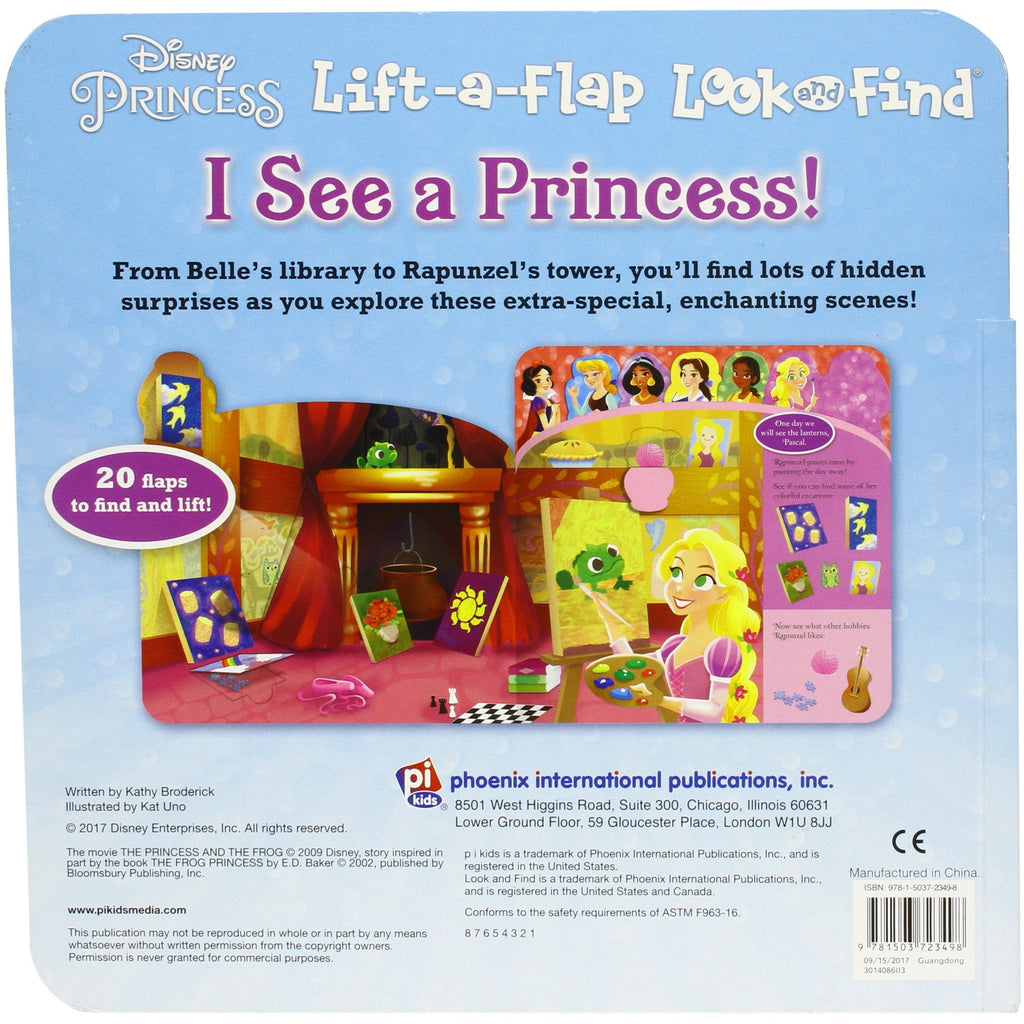 Disney Princess: I See a Princess! (Look and Find) – M & G Anastasiou ...