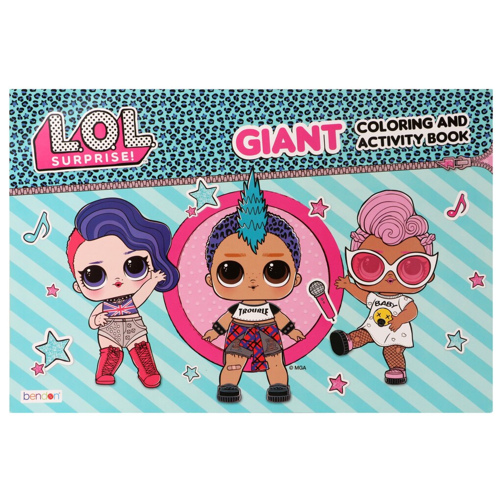 LOL Surprise Giant Coloring & Activity Book – M & G Anastasiou Printing ...