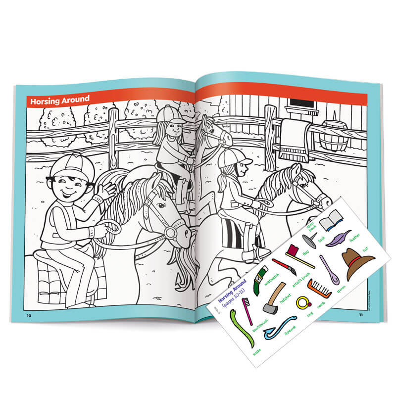 Barnyard Sticker Puzzles Hidden Pictures – M & G Anastasiou Printing ...