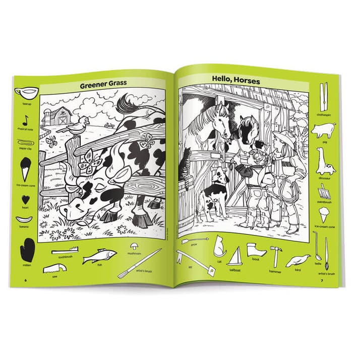 Farm Puzzles - Highlights Hidden Pictures – M & G Anastasiou Printing ...